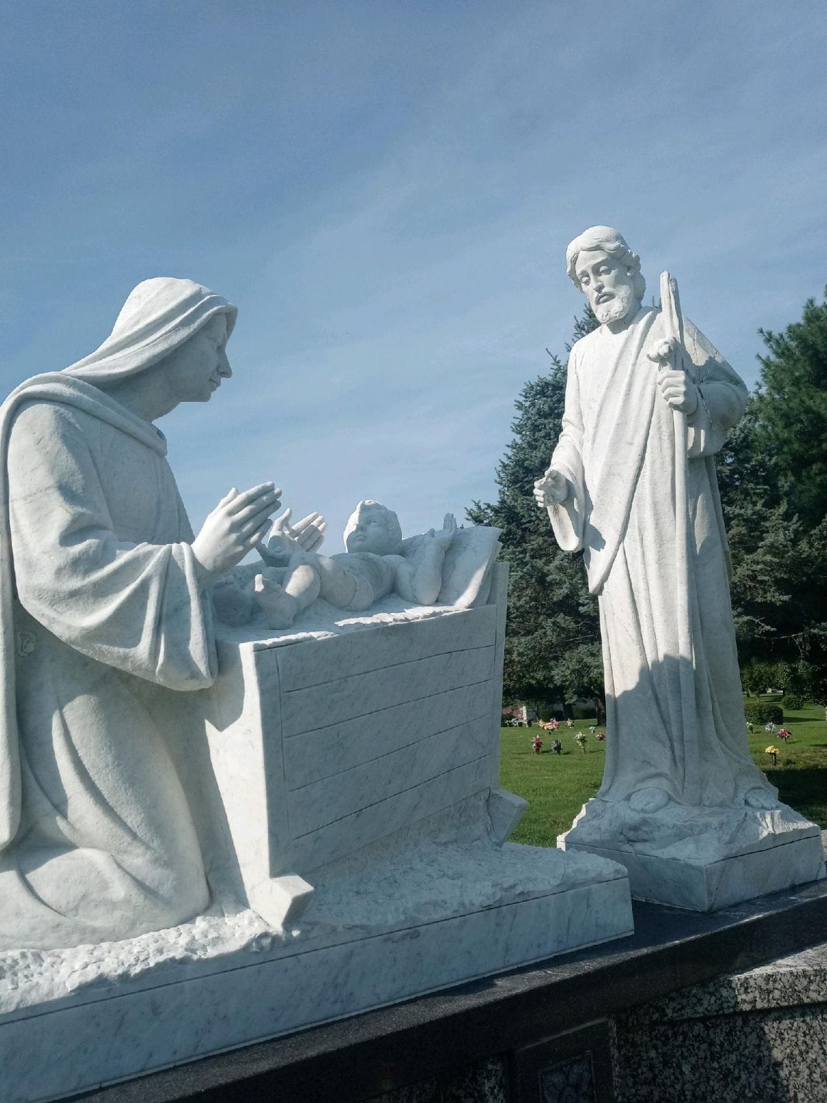 Soft Washing Cemetery Statues and Monuments - Complete Power Washing St ...